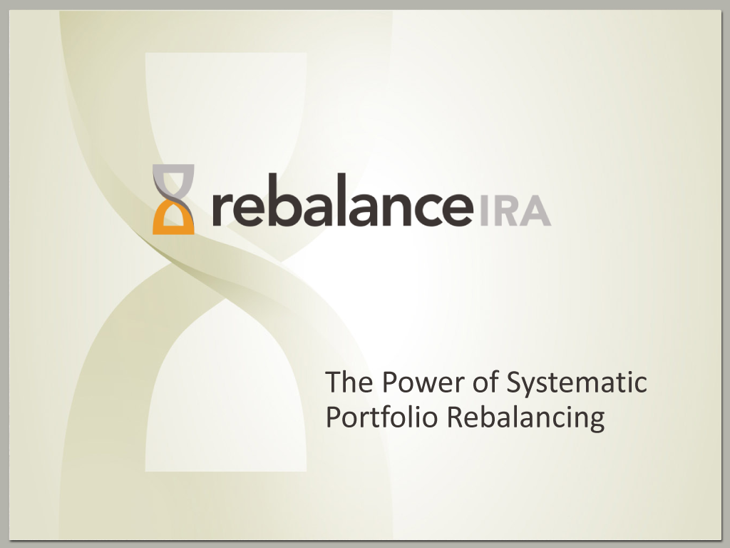 Burt Malkiel: How simple rebalancing adds to investment gains